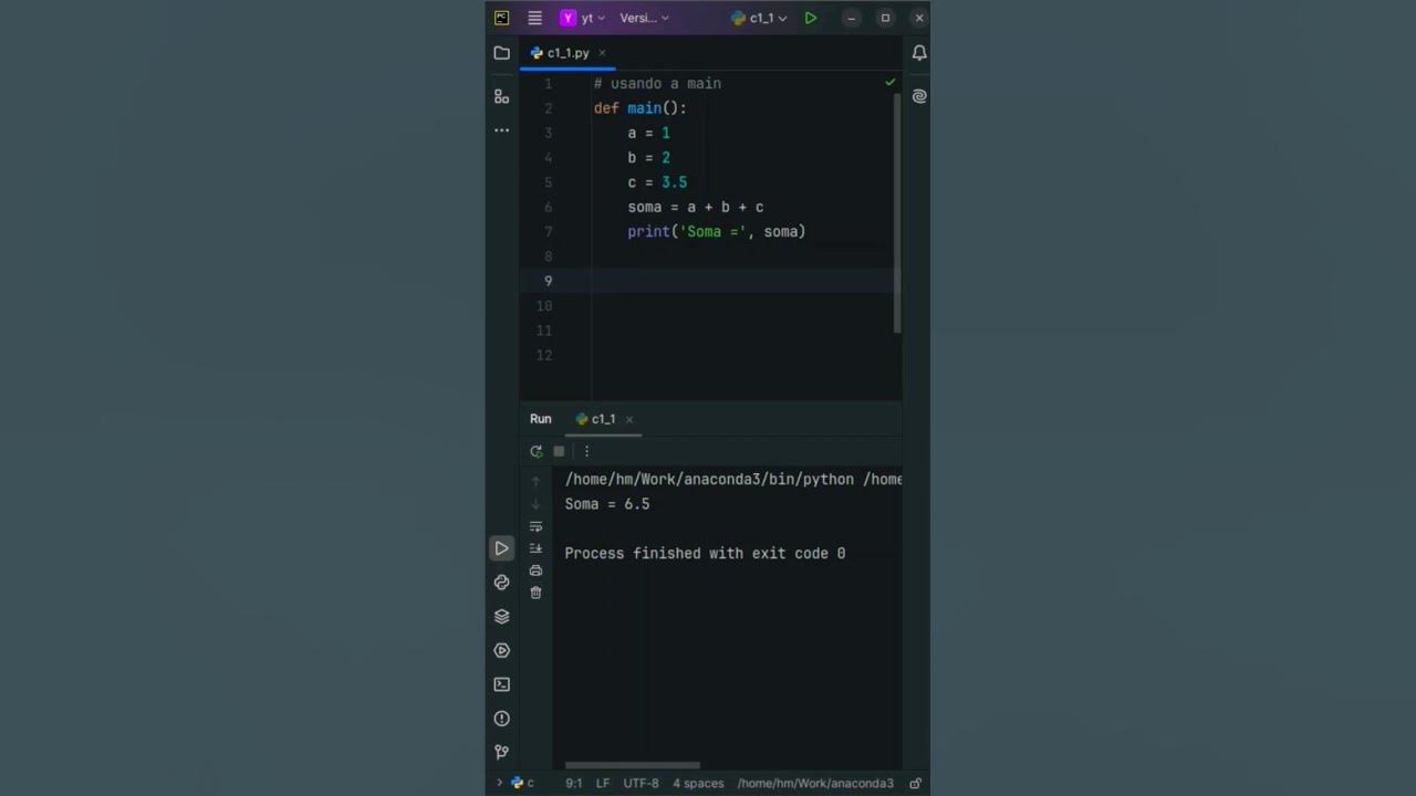 Cap 1 Utilizando A Função Main Python Aprenderpython Youtube
