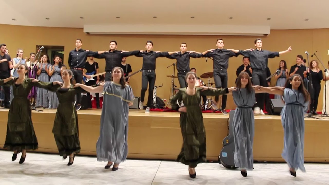 Rock in Ancient Greek (15): “PENTOZALIS, Cretan war dance” - YouTube