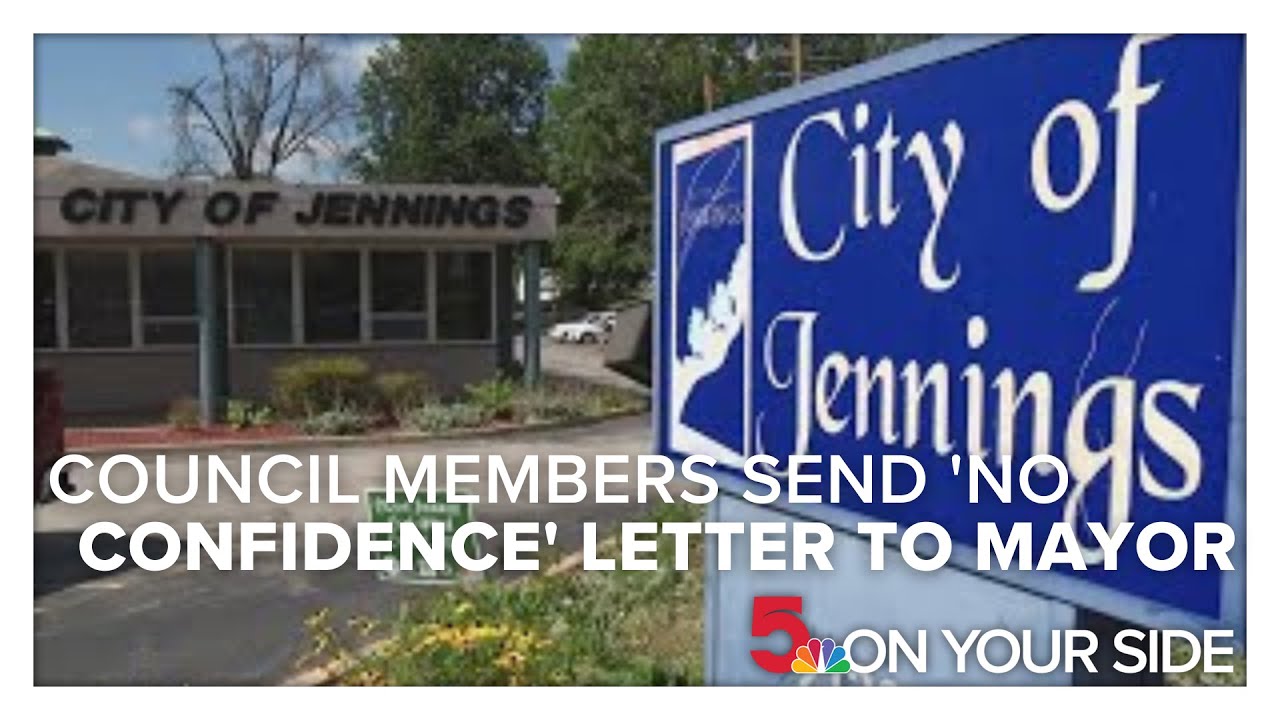 Several council members send 'no confidence' letter to Jennings mayor ...