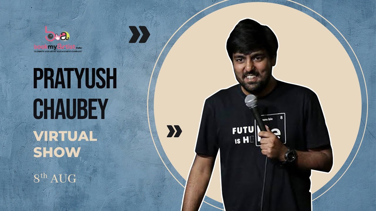 Pratyush Chaubey | Virtual Show | Managed By Book My Artist - YouTube