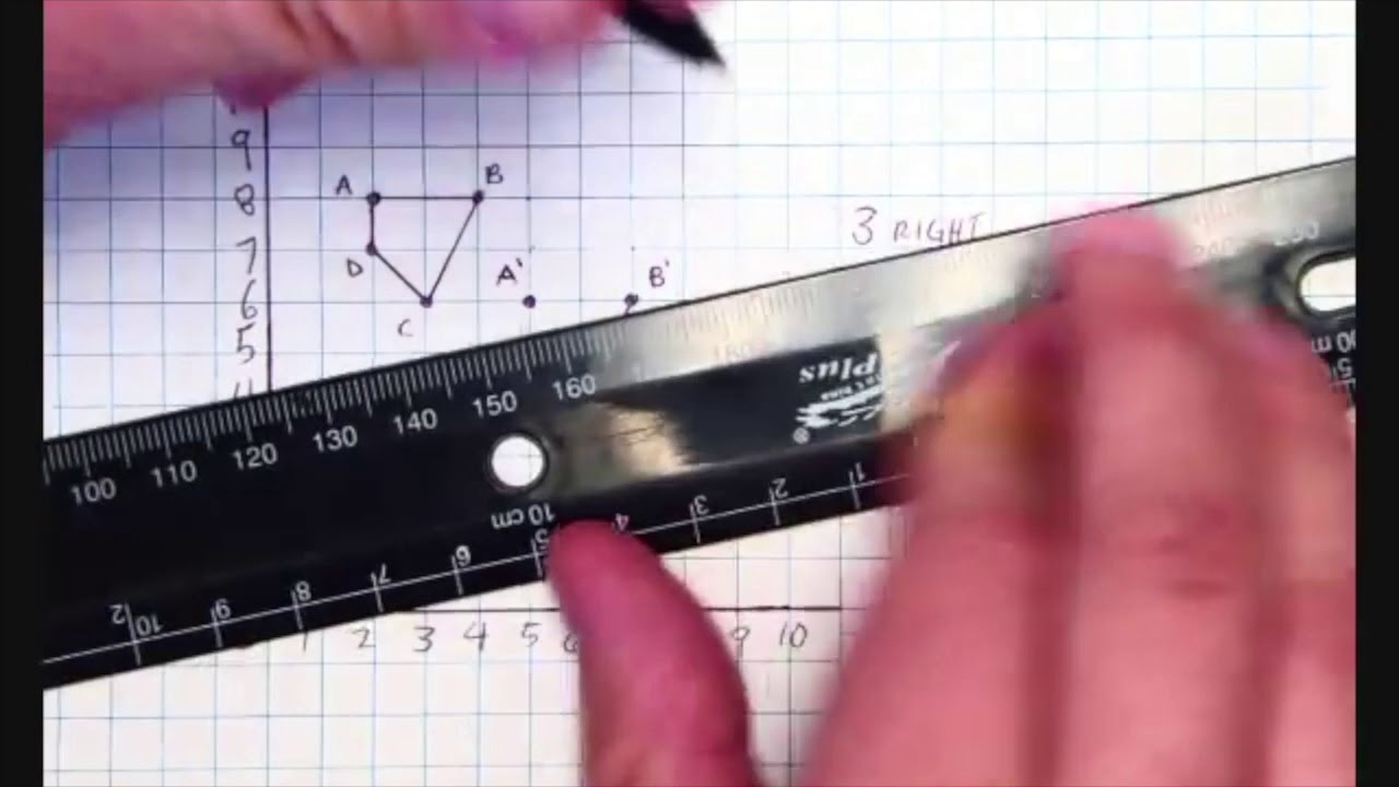 Transformational Geometry Translations and Reflections - YouTube