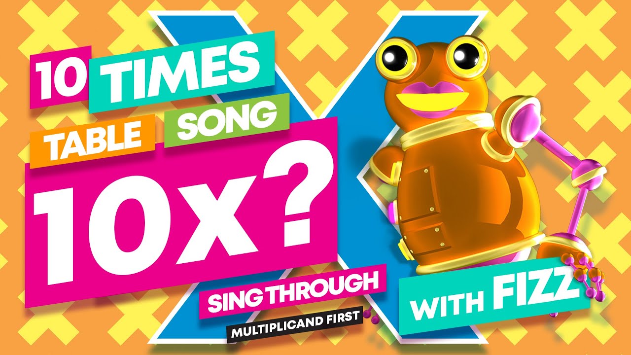 10 Times Table Song (Sing-Through) | Multiplicand First | Education Box ...