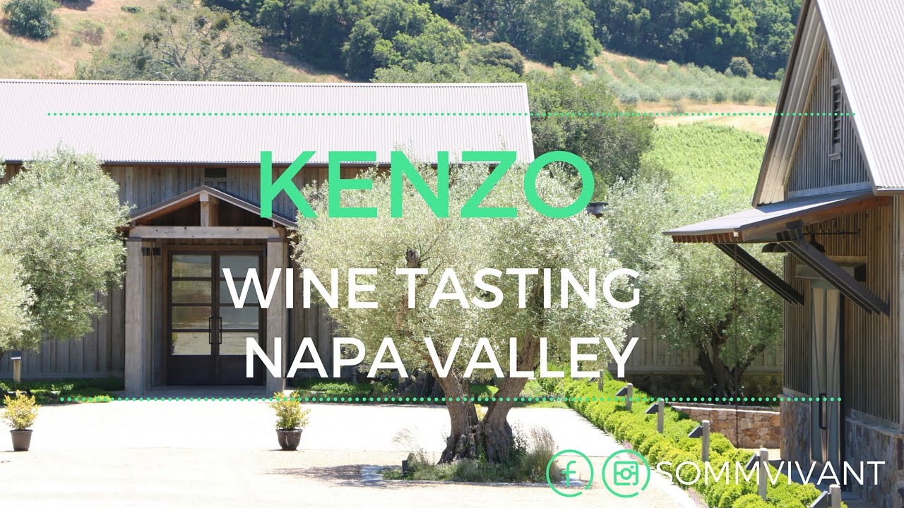 KENZO - WINE TASTING NAPA VALLEY - YouTube