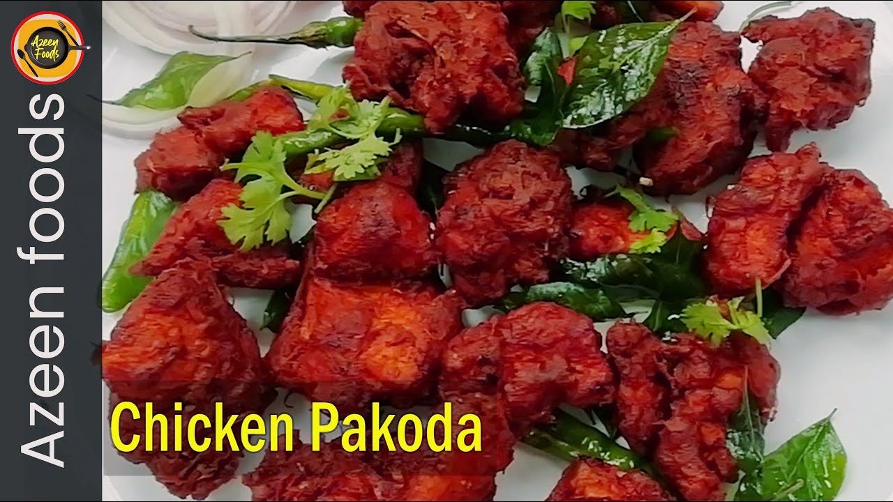 Chicken Pakoda | Crispy Chicken Kabab | Spicy Chicken Pakoda Recipe By ...