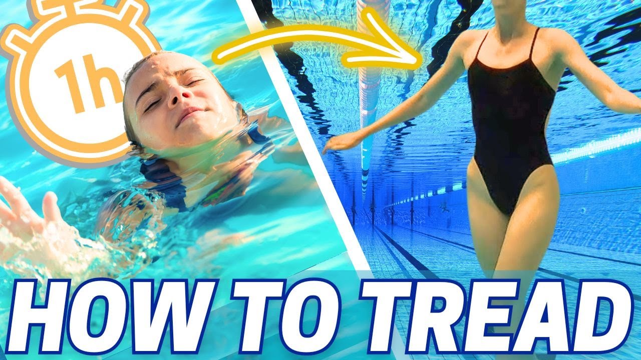 I taught my roommate how to TREAD WATER in an hour | Beginner treading ...