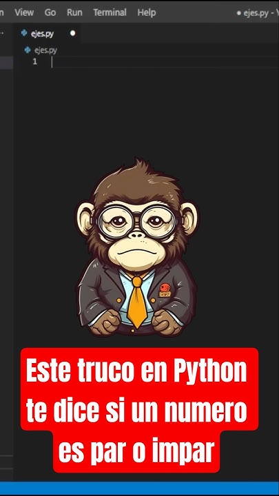 Como saber si un número es par o impar en Python en 1 minuto - YouTube