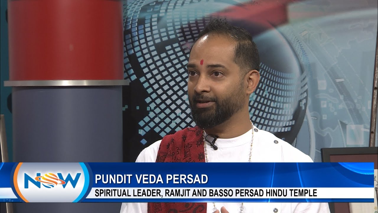 Divali Celebrations On NOW - Pundit Veda Persad - YouTube