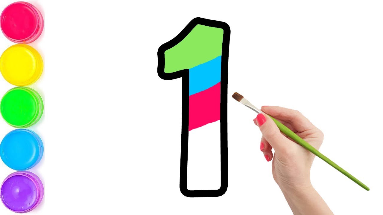 123, counting, 1 to 10, how to draw, tracing numbers for kids ...