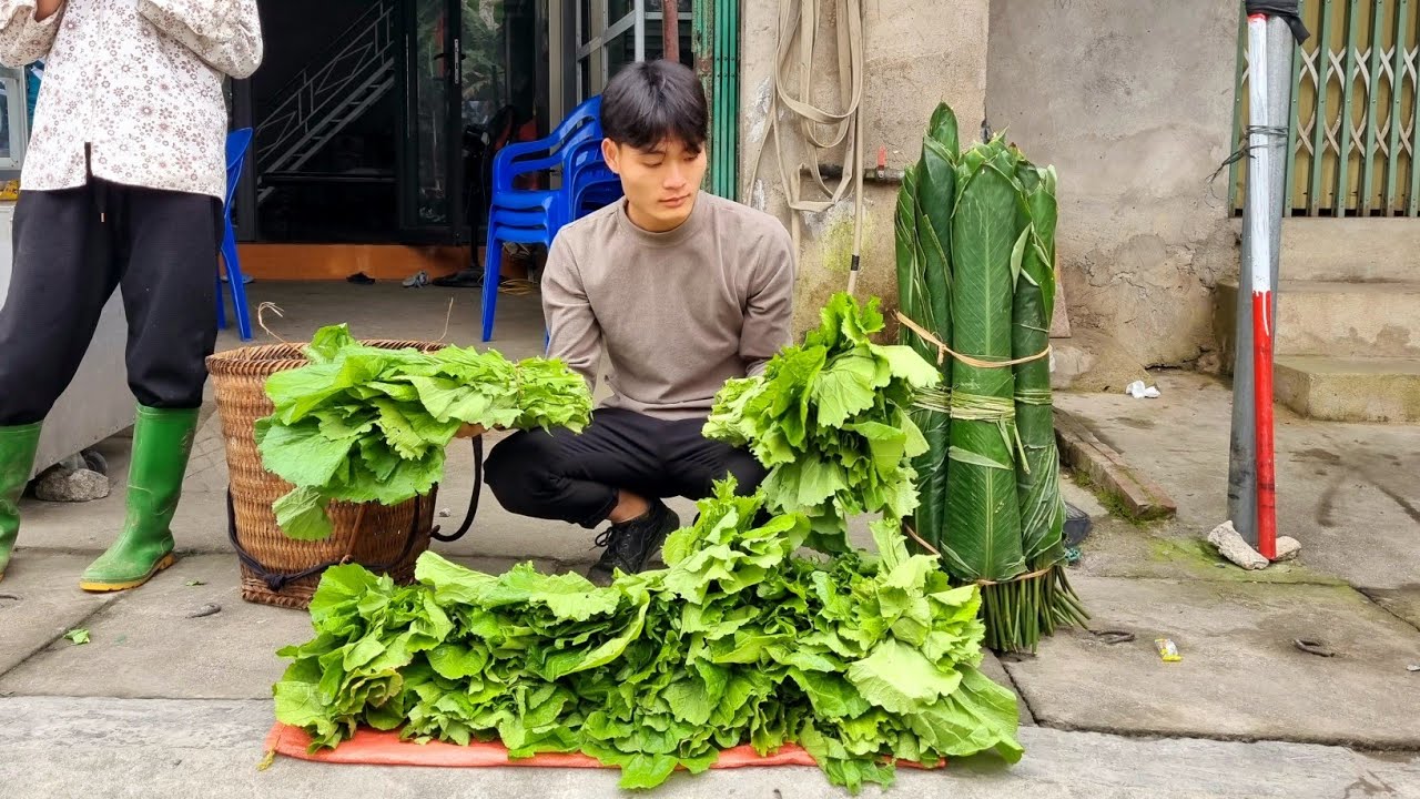 Harvest dong leaves, vegetables, go to the market to sell, my daily ...