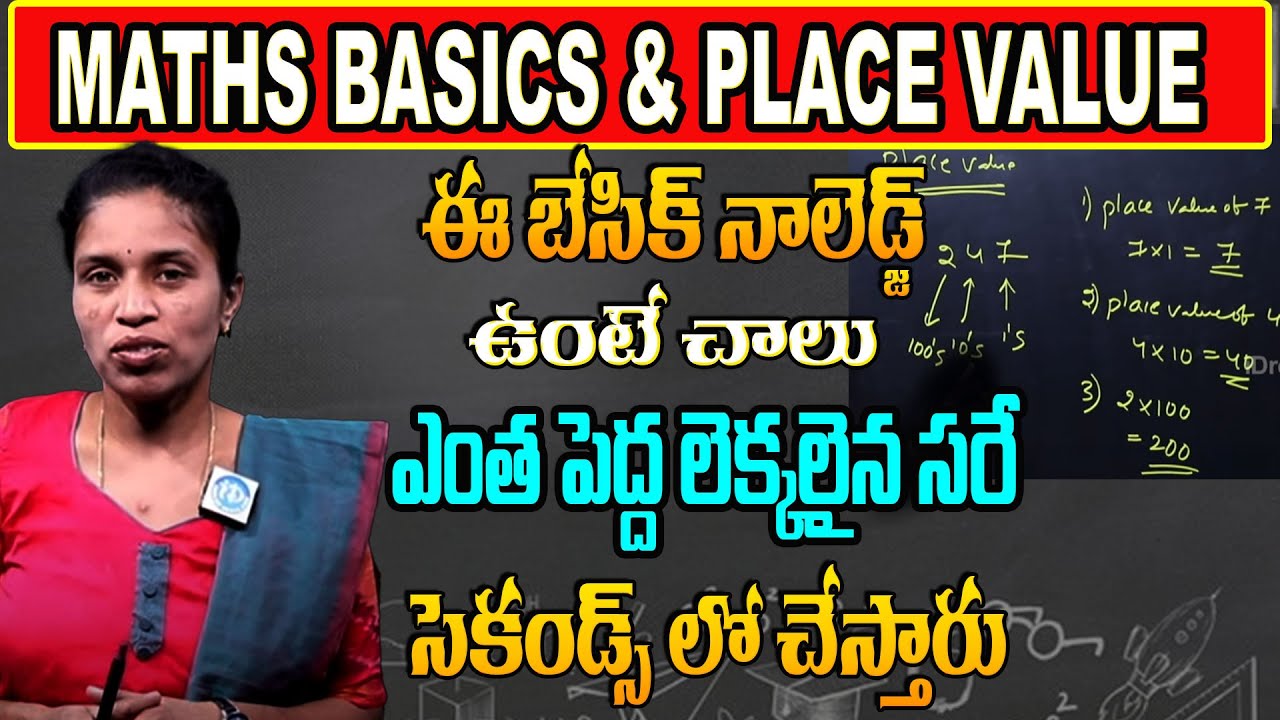 Deepika : Maths Basics & Place Value | What is Place Value And Face ...