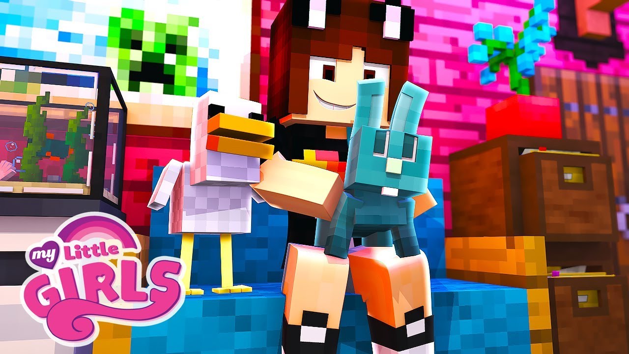 VAMOS COMEÇAR AS DECORAÇÕES! 😻 - Minecraft: My Little Girls 🎀 #07 - YouTube