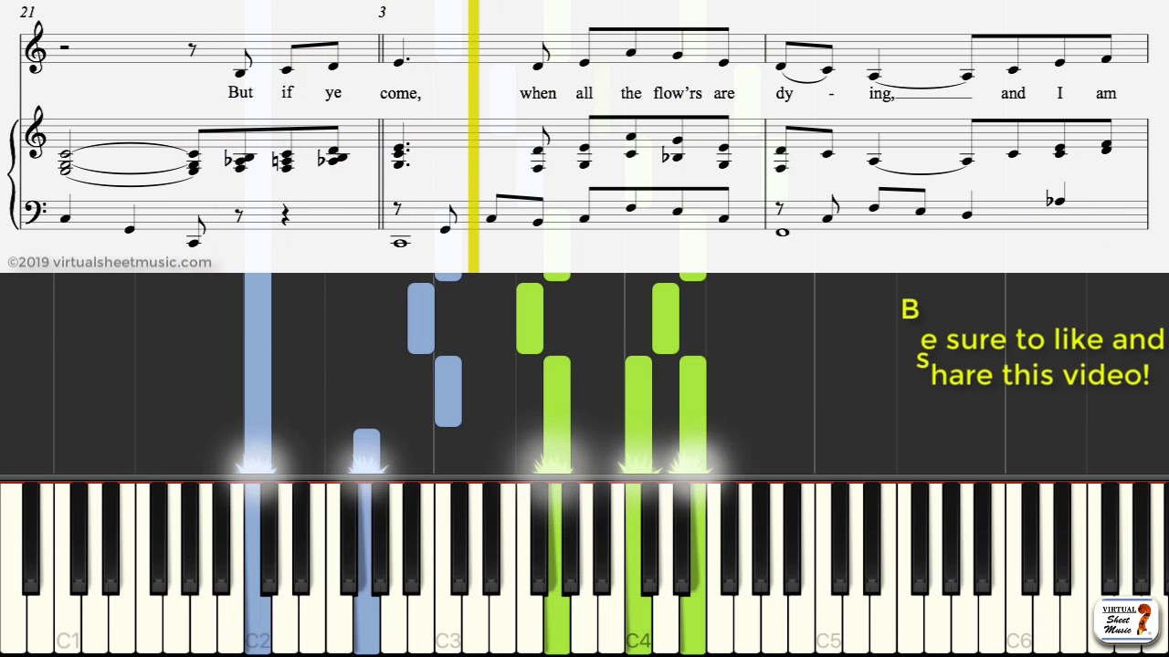 Danny Boy Voice and Piano - Saint Patricks' Day Music - Keyboard ...