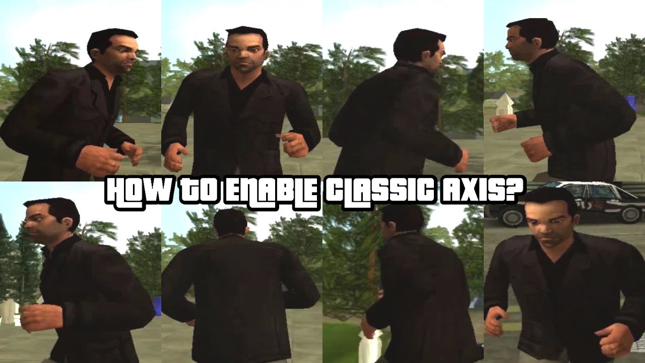 How To Enable Classic Axis in GTA LCS PC Mod - YouTube