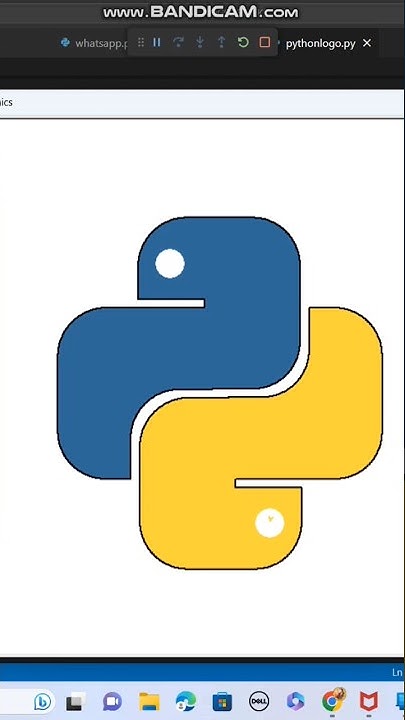 Python Logo Creation Using Python Python Pythonprogramming Pythoncode Nogsoftalks Youtube