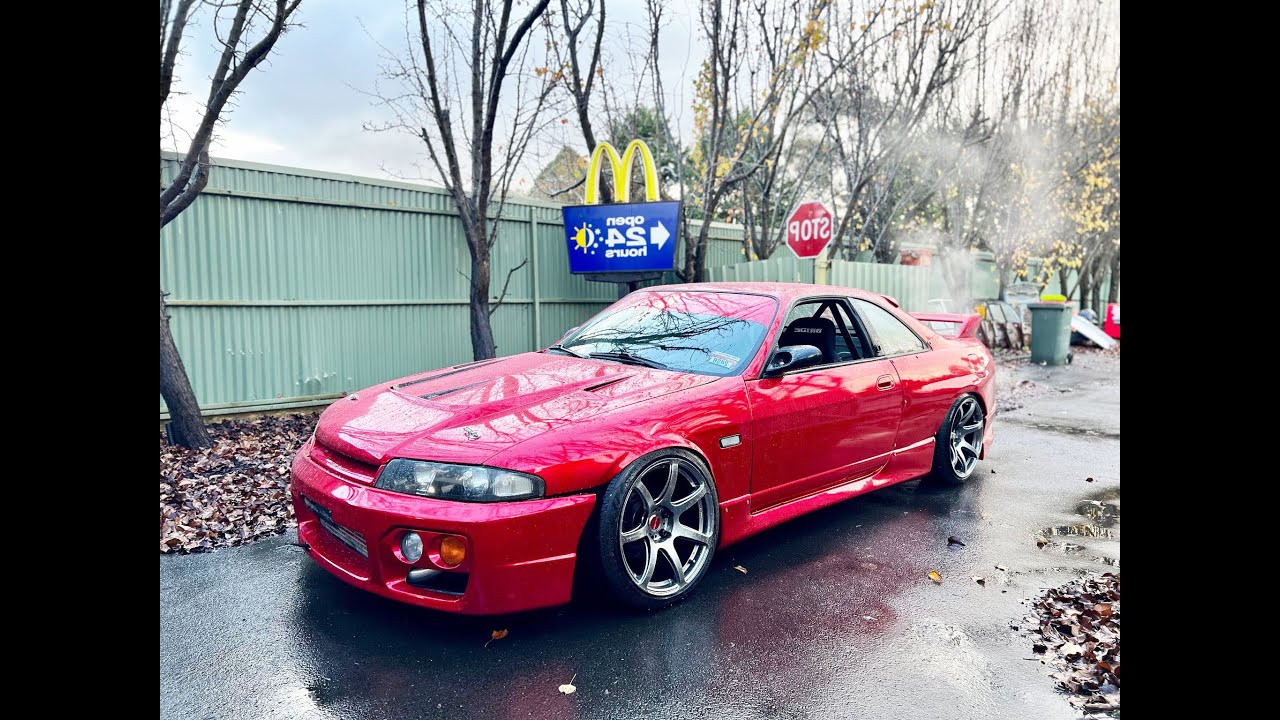 HyperGear ATR43SS-3 turbocharger Powered R33 GTST 455rwkws Dyno run ...