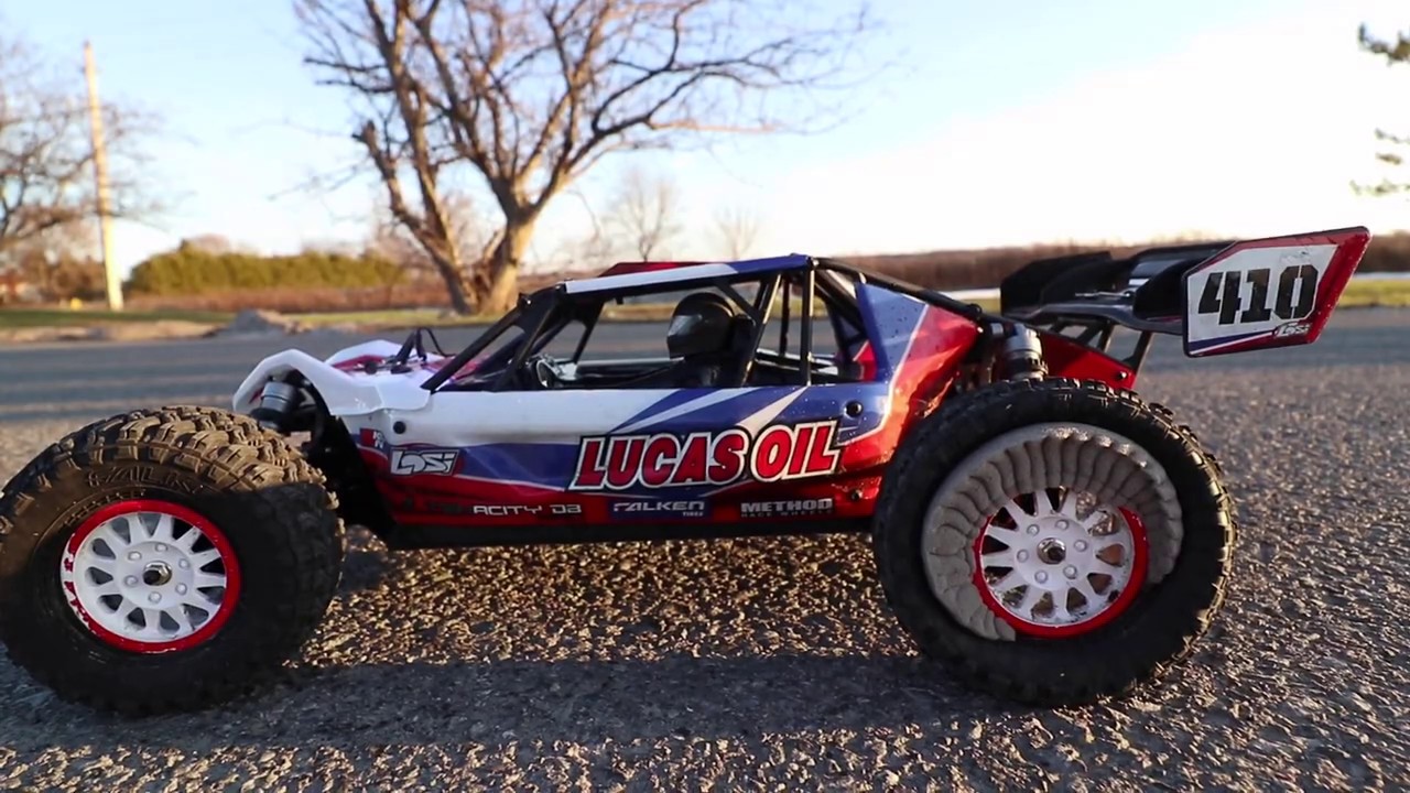 LOSI Tenacity DB Pro 4WD Desert Buggy 3S BASH (Blown Tire!) - Netcruzer ...