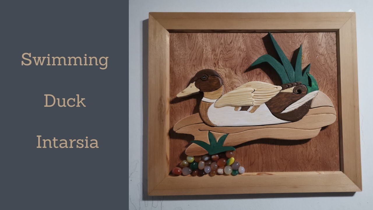 Swimming Duck Intarsia || Original Design by Kathy Wise - YouTube