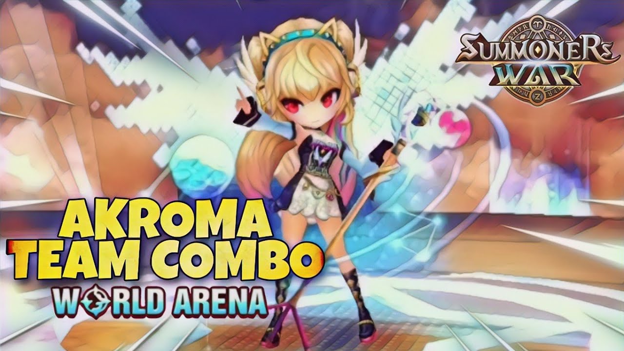 Akroma Team Combo in World Arena - Summoners War - YouTube
