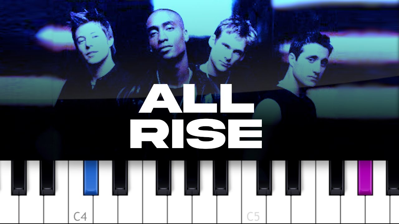 Blue - All Rise (piano tutorial) - YouTube