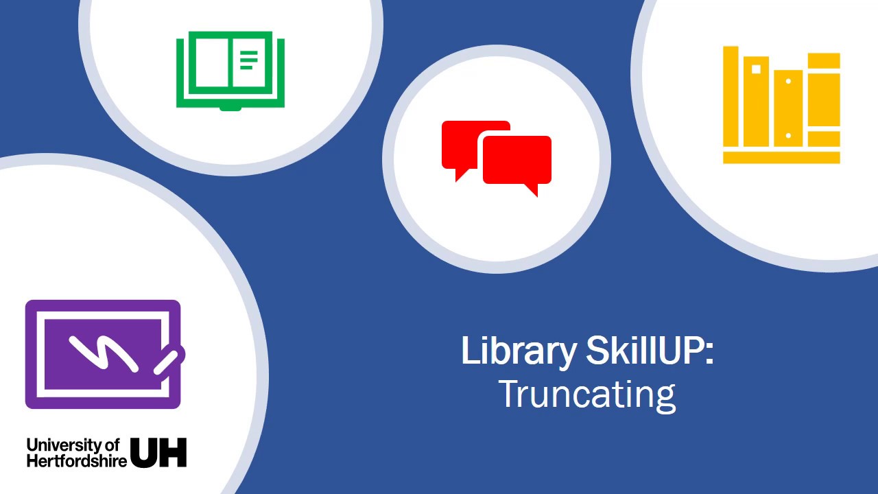 SkillUp Searching using Truncation - YouTube