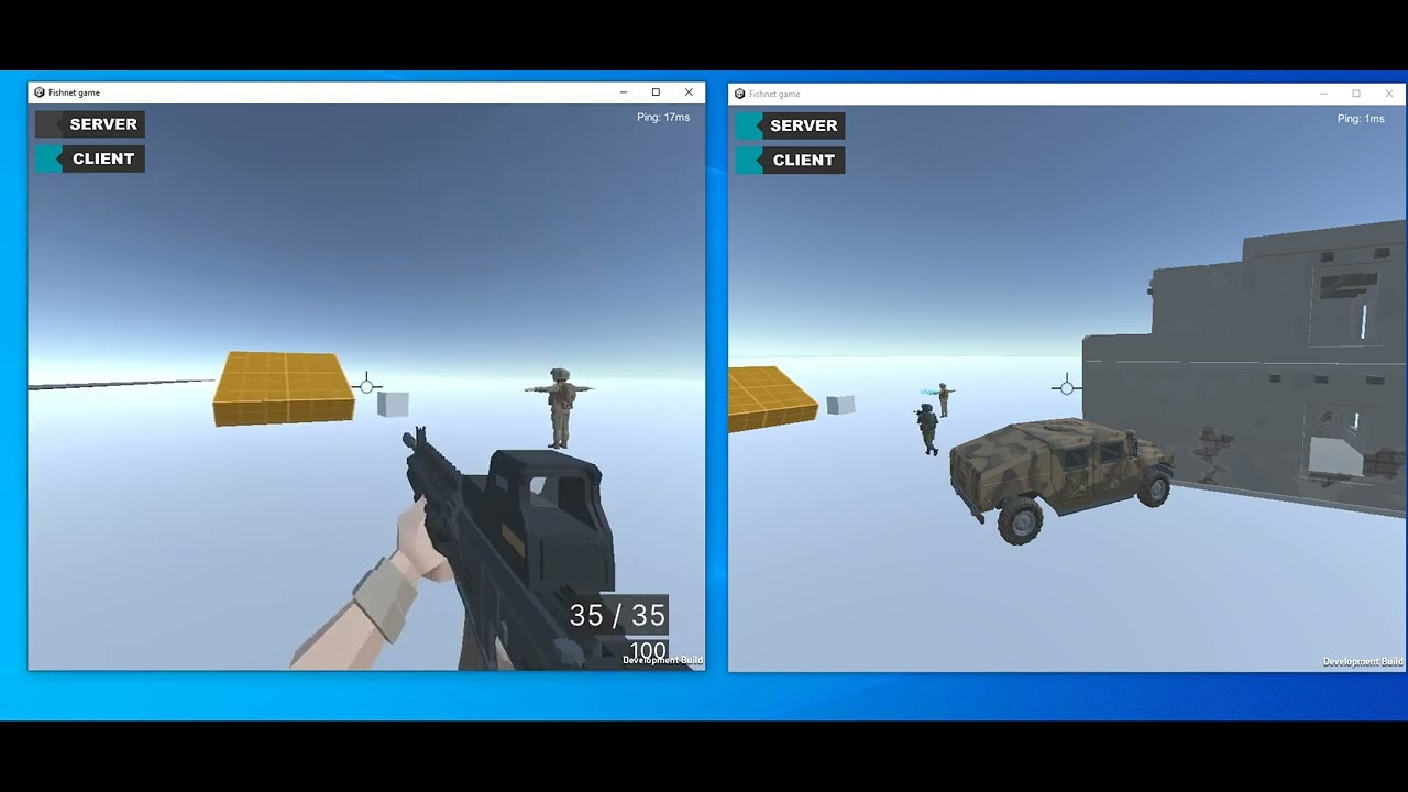 Fishnet network test - YouTube