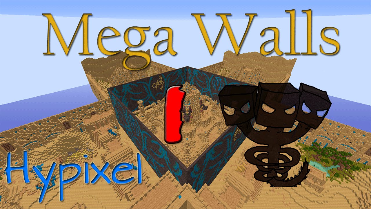 Mega Walls sur Hypixel / MINI JEUX DE TYPE WTF ... - YouTube