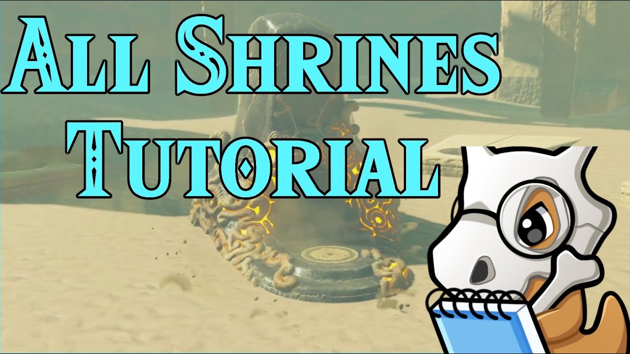 Breath of the Wild All Shrines Tutorial - YouTube
