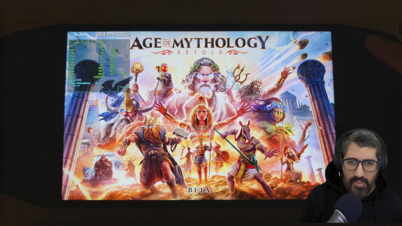 Legion Go - Age Of Mythology Retold - benchmark & gameplay performance ...