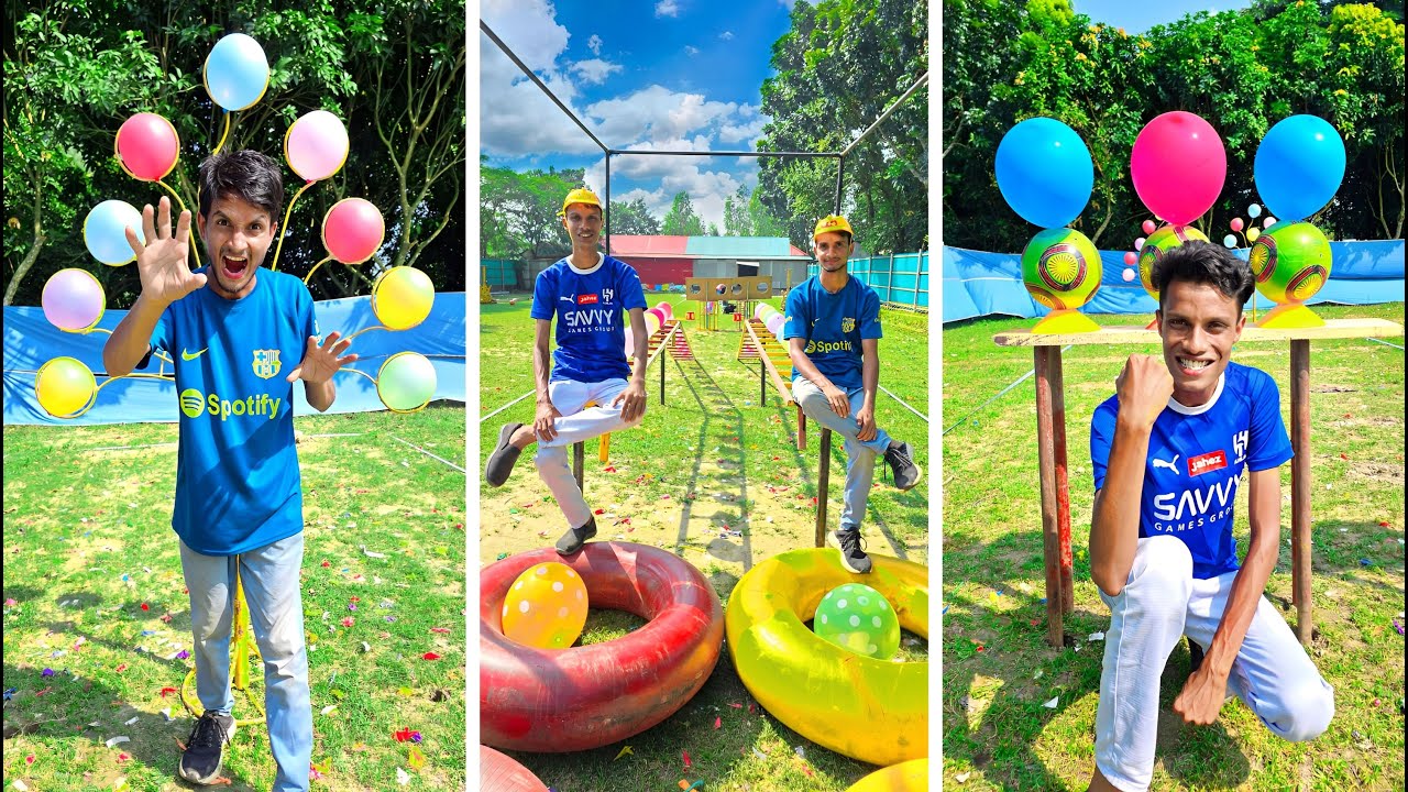 Can You Handle This Insane Balloon-Popping Challenge 🏆🔥 - YouTube