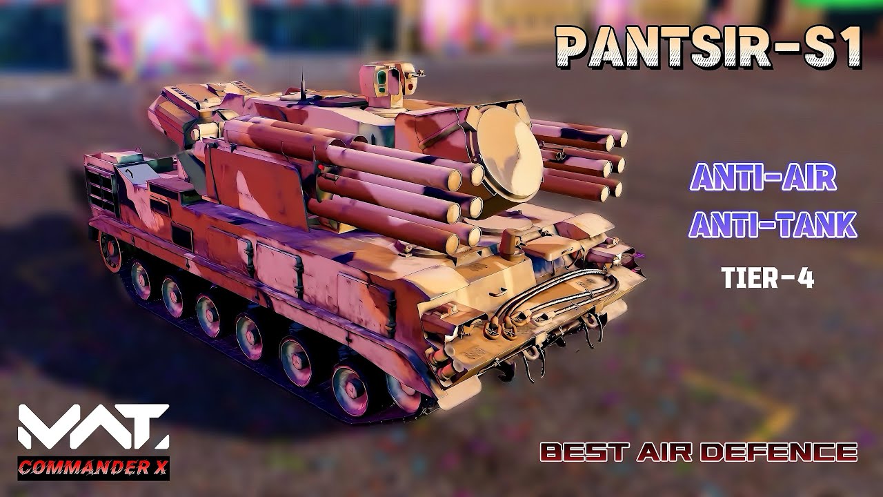 MWT Tank Battles: Tier 4 Best Air Defence Pantsir-S1 Gameplay |Modern ...