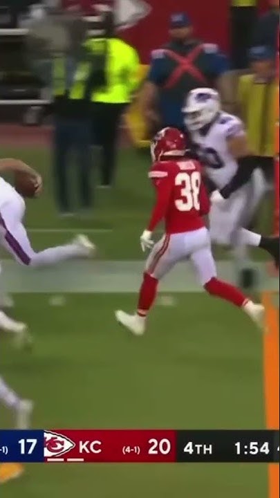 Josh Allen with the CRAZY hurdle vs the KC Chiefs - YouTube