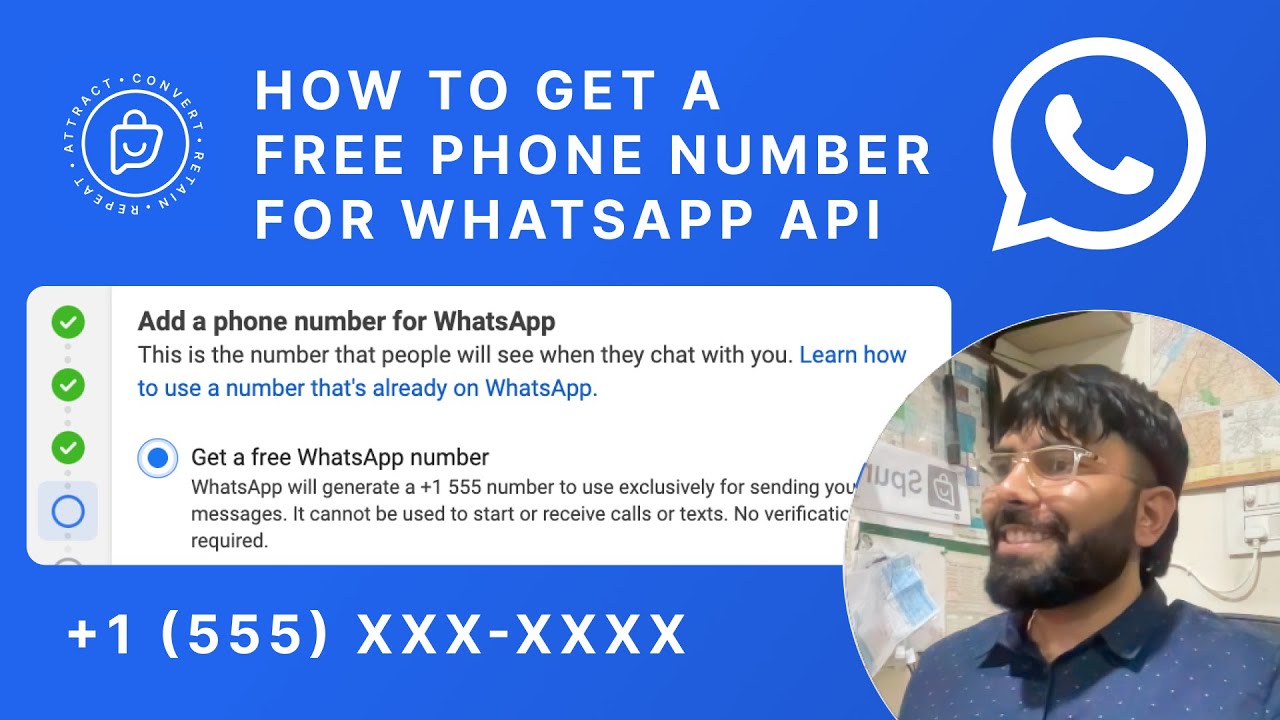 How to get a FREE Phone Number for WhatsApp API - YouTube