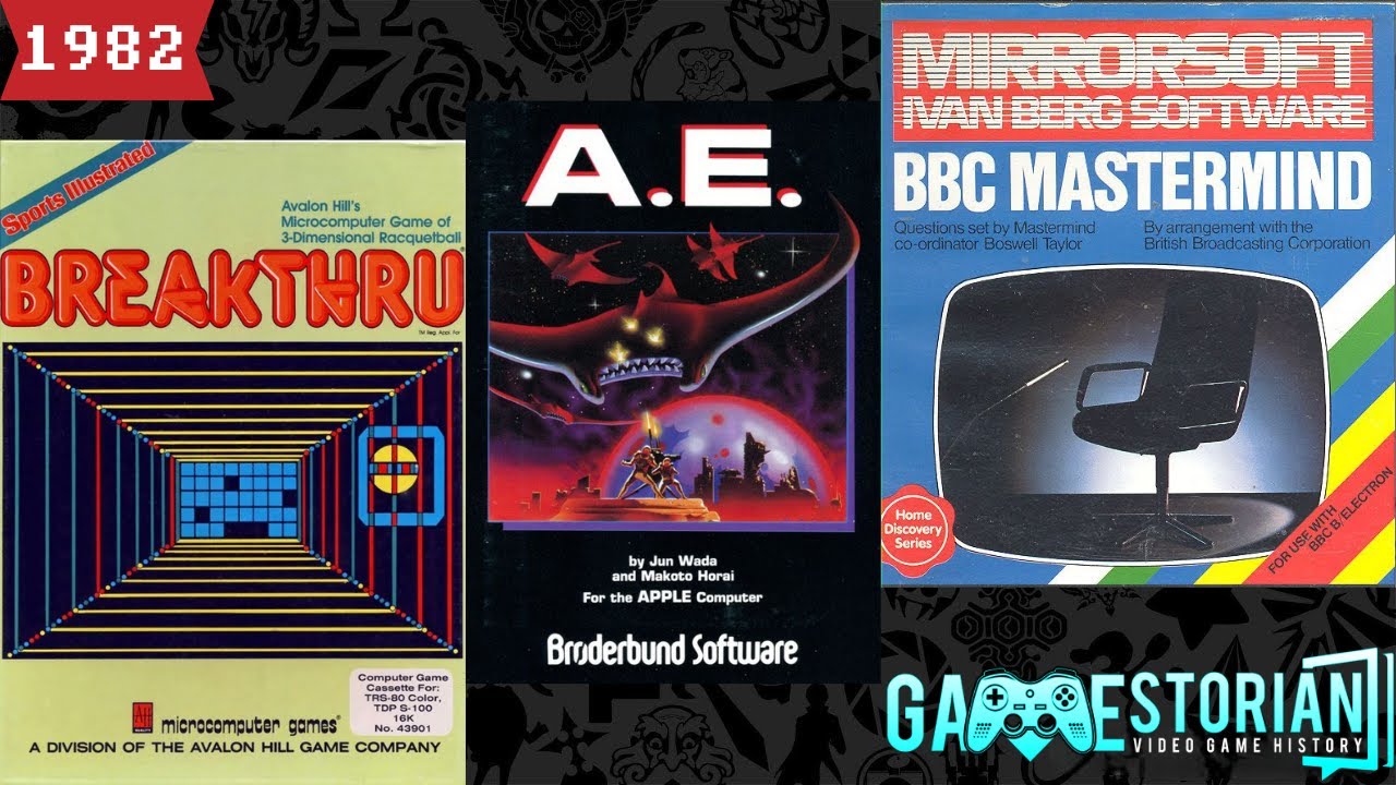 Geschichte der Lizenzspiele 1982 #1 3-D Brickaway + A.E. + BBC ...