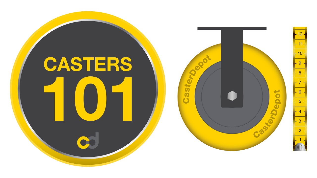 Casters 101: How to Measure a Caster's Overall Height - YouTube