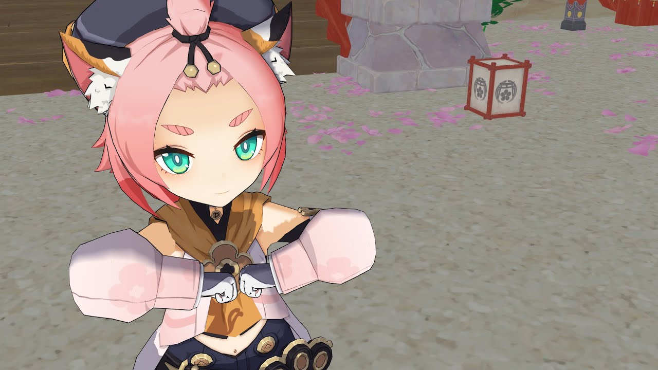 【MMD Genshin Impact】極楽浄土 (Gokuraku Jodo)【Diona】 - YouTube
