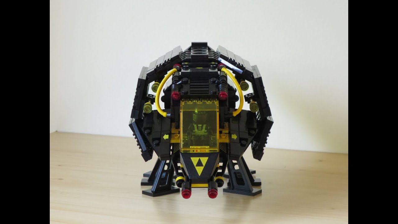 Lego 6894-2 Blacktron Invader Hornet MOC - YouTube