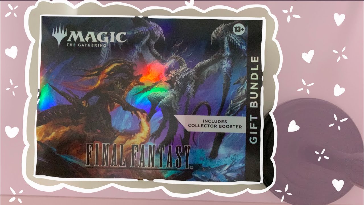 MTG Final Fantasy Gift Bundle Unboxing - YouTube