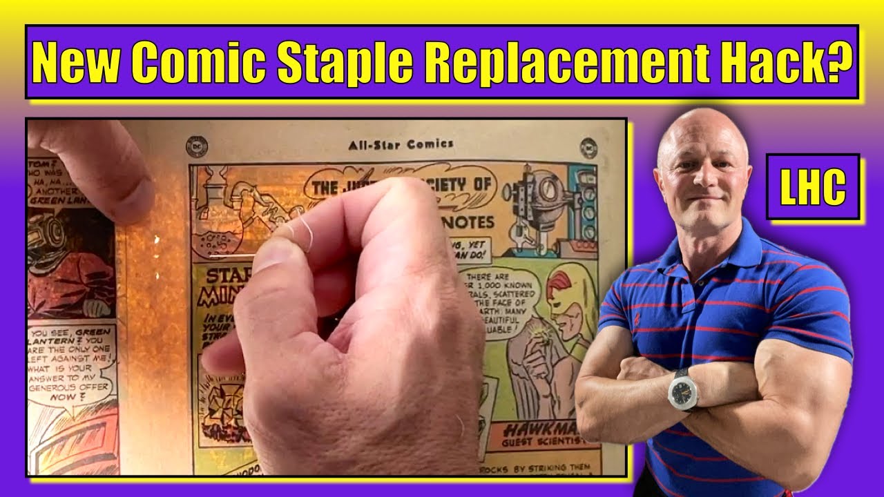 Is This The Ultimate Comic Book Staple Replacement Hack? - YouTube