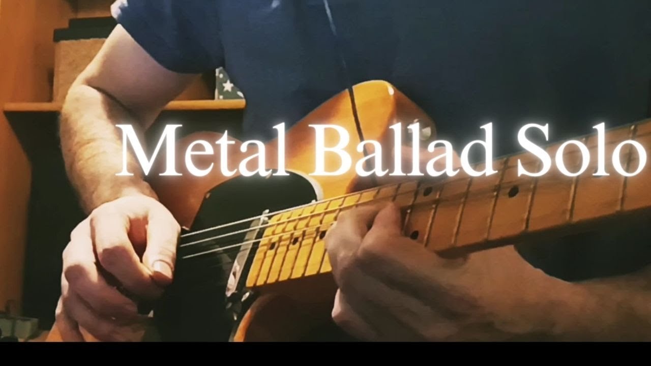 Metal Ballad Guitar Solo - YouTube
