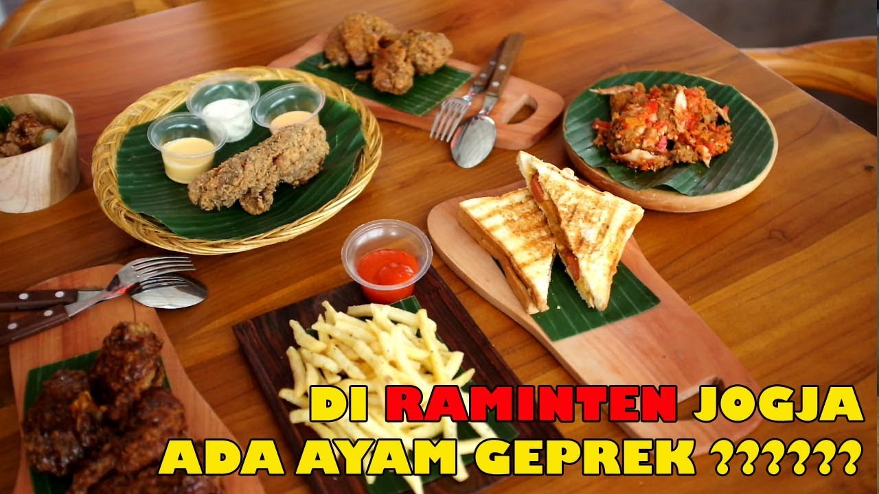 Gilaaa ... Raminten Ternyata Punya Menu Ayam Geprek Juga - YouTube