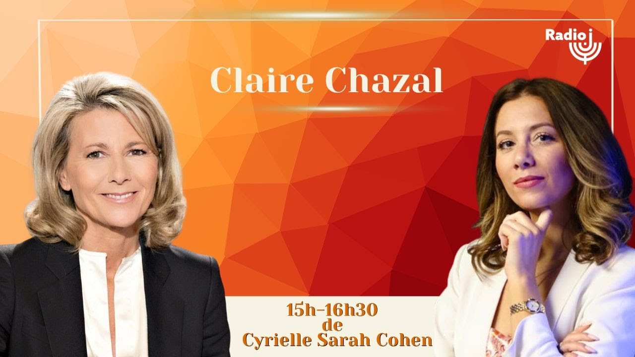 Claire Chazal est l'invitée de Cyrielle Sarah Cohen sur Radio J - YouTube