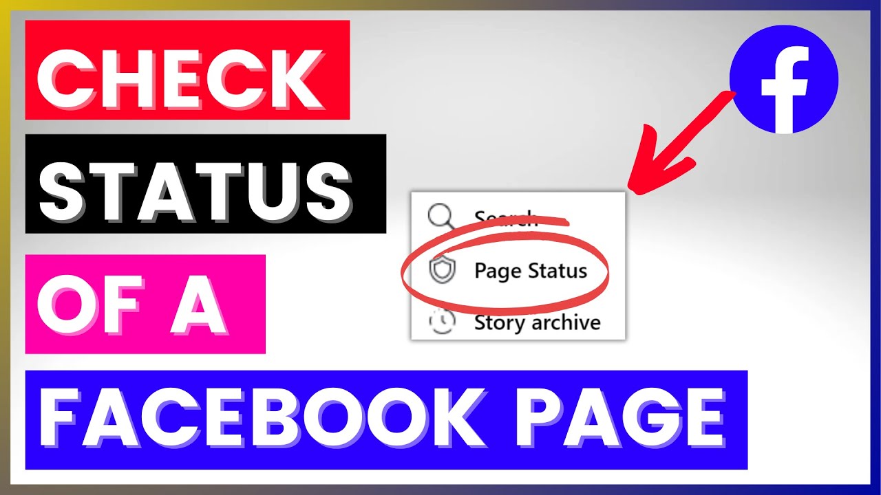 How To Check Facebook Page Status? [in 2025] - YouTube