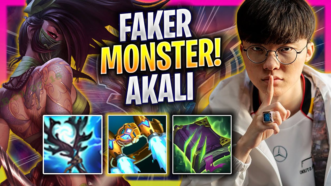 FAKER IS A MONSTER WITH AKALI! - T1 Faker Plays Akali MID vs Sylas! | Season 2025 - YouTube