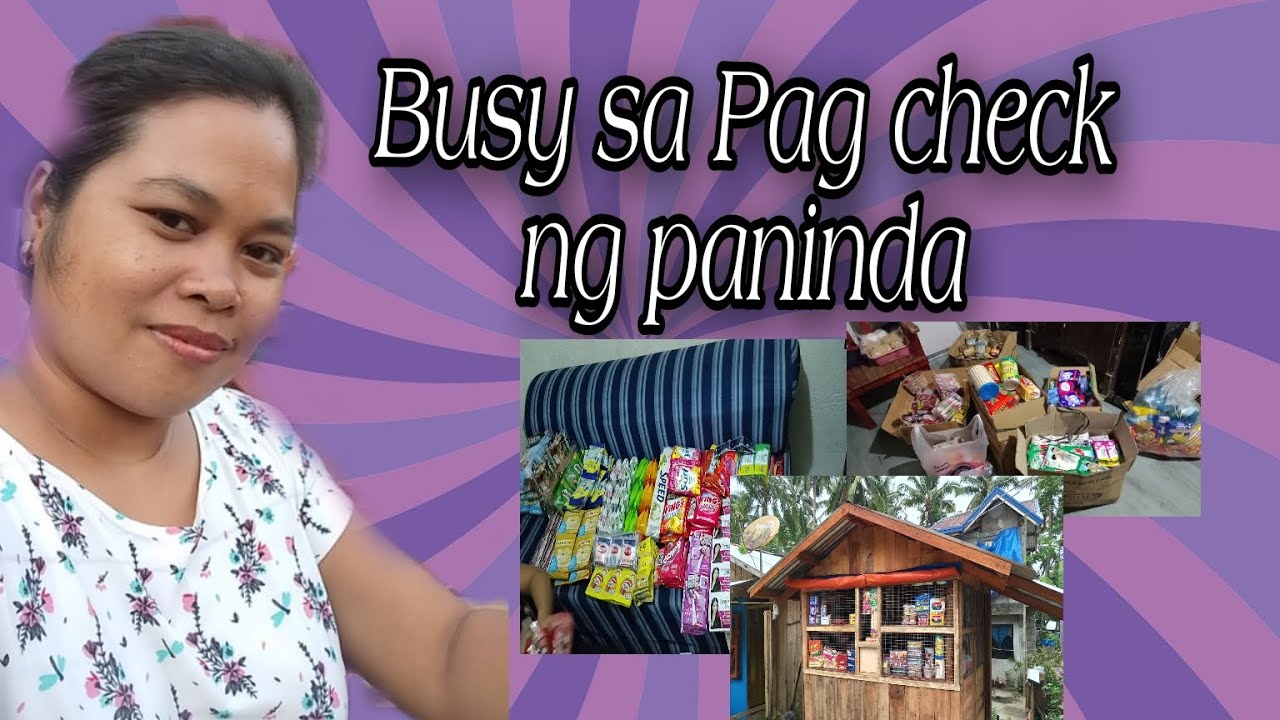 busy sa pang check ng binili naming paninda - YouTube