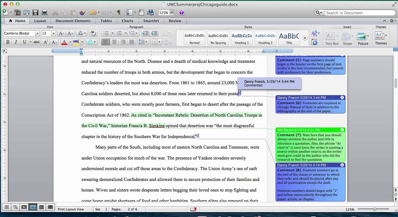Chicago Style Tutorial: Title Page - YouTube