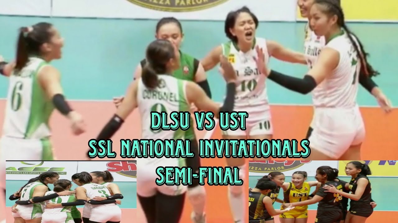 DLSU vs UST.Set 4 and set 5 highlights.SSL national invitationals ...