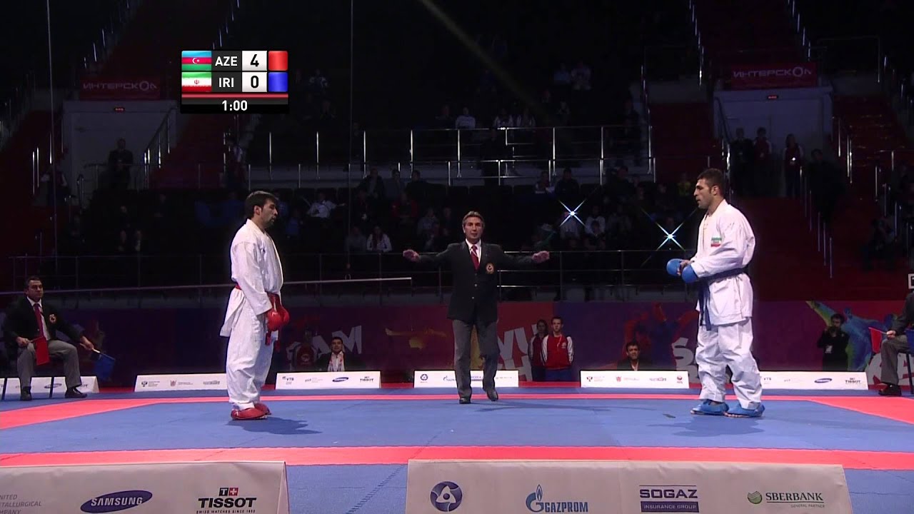 Karate Mens Kumite +84kg Final - YouTube