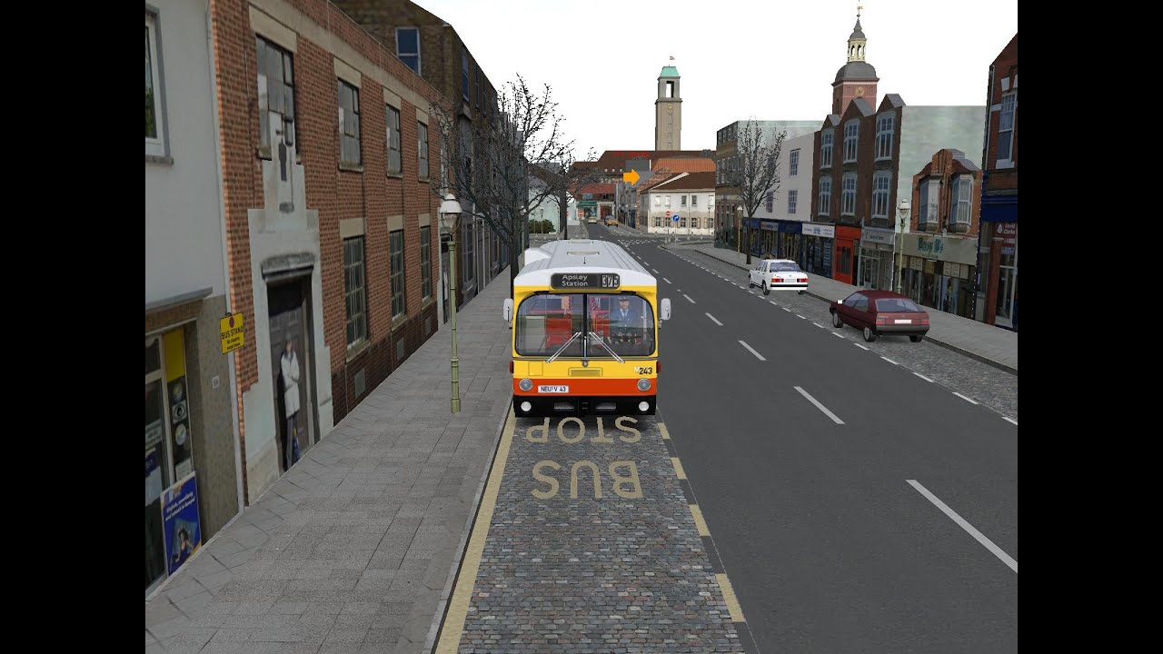 OMSI 2 Bowdenham V4.0 Map (Chrono Event A) Route 375 Herefield Station ...
