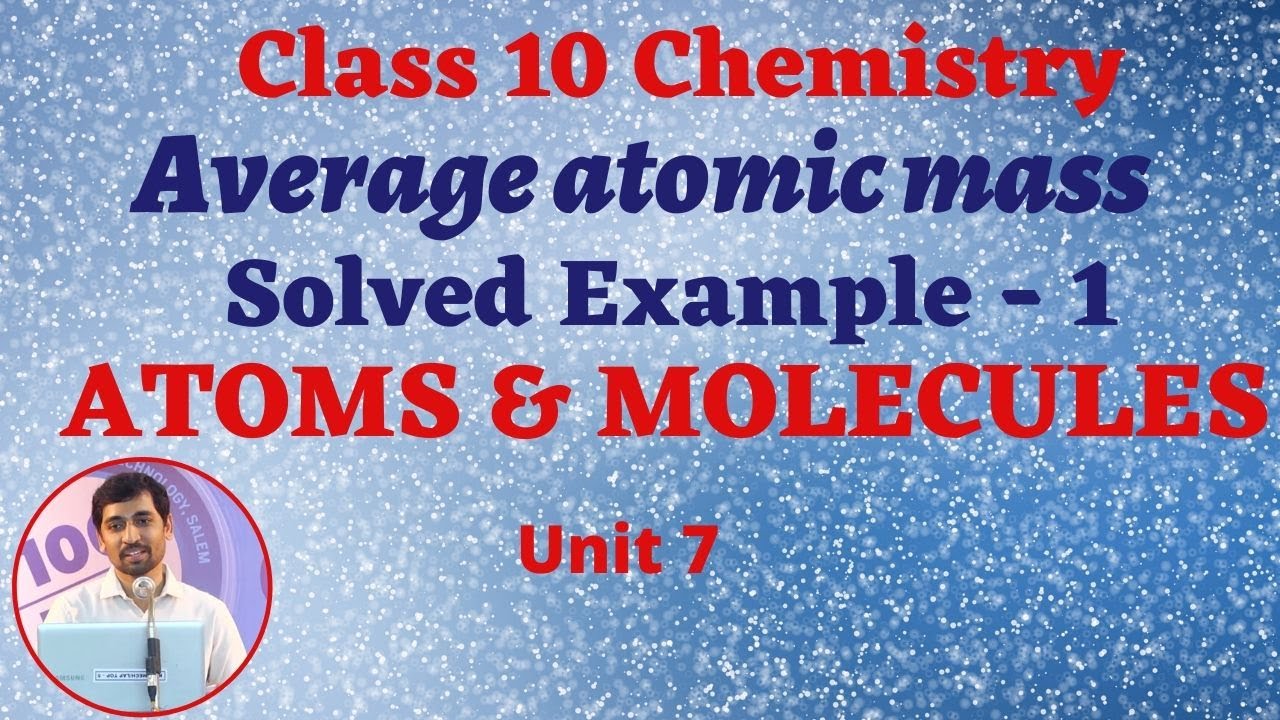 Atomic Mass Unit Example