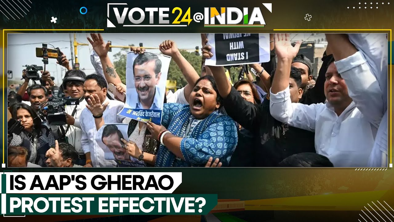 Arvind Kejriwal Arrest: Is AAP's gherao protest effective? | WION - YouTube